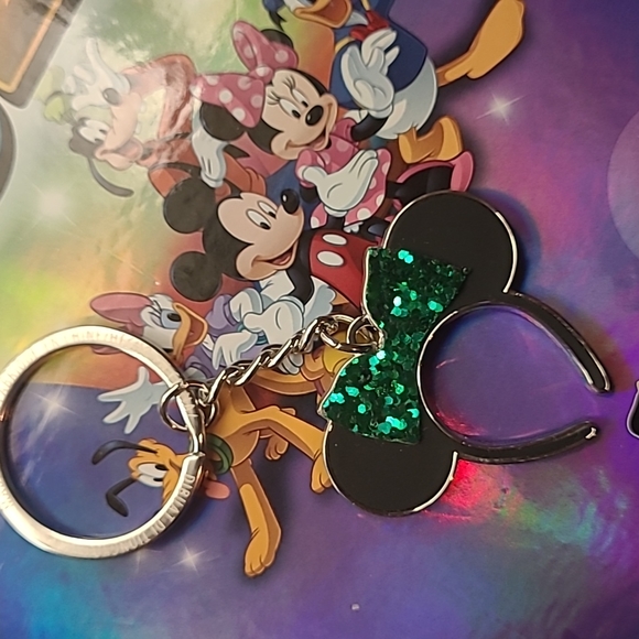 Disney | Accessories | Disney Minnie Mouse Ears Keychain | Poshmark